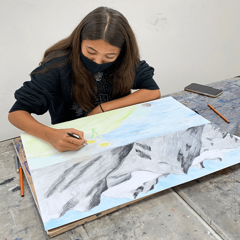 Teen Art Shuffle - One River School Clark