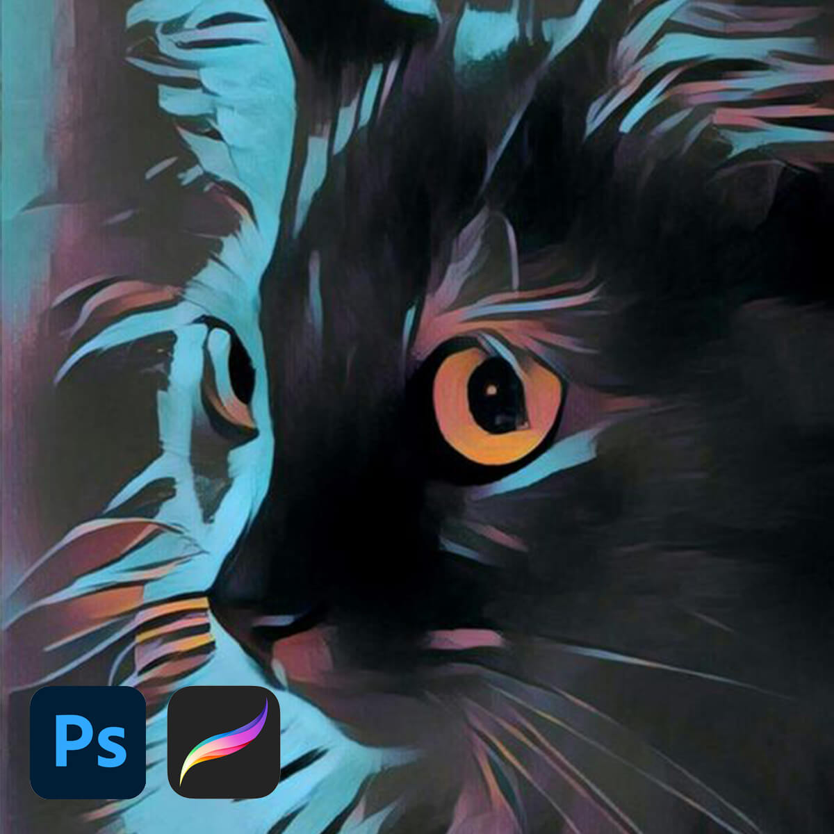 Grades 5-Adult Animal Digital Painting | Tues, Dec 12 | 4-5:30PM - One ...